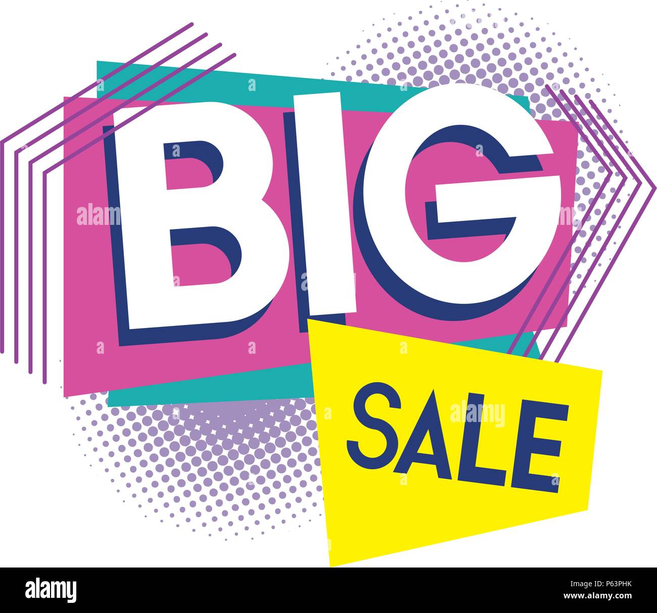 big store special sale offer vector illustration Stock Vector Image ...