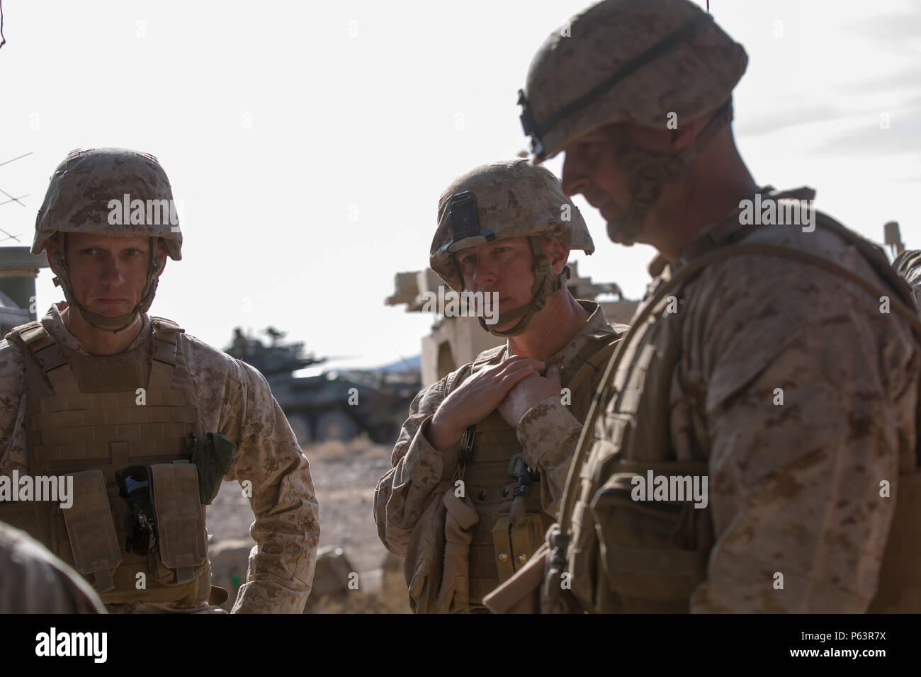 Lt. Col Andrew Nelson, commanding officer, 3rd Battalion, 7th Marine ...