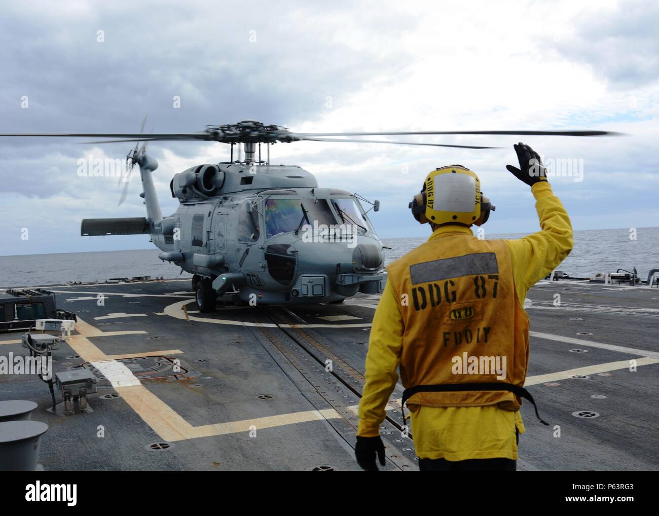 ATLANTIC OCEAN (April 11, 2016) Boatswain Mate 3rd Class Alexander ...
