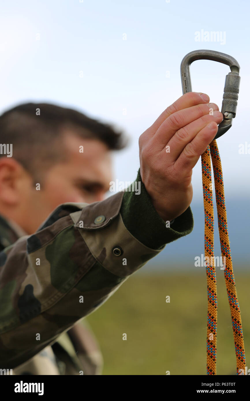 A French Commando training instructor with National Commando Training ...