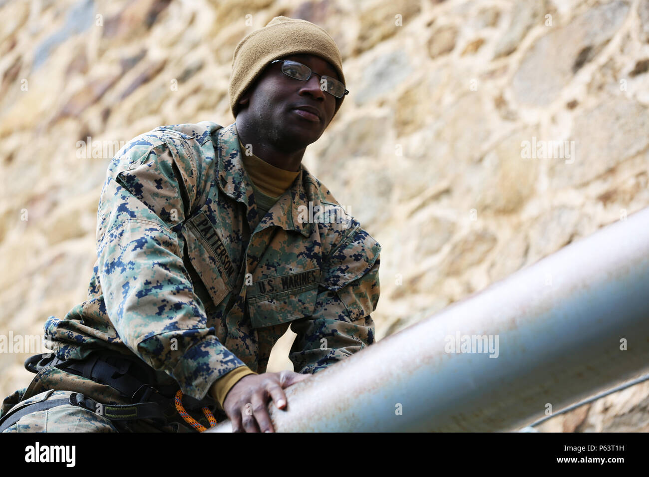 U.S. Marine Corps Lance Cpl. Jeremiah D. Patterson, gunner with Bravo ...