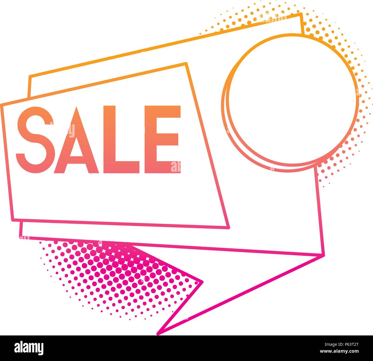 degraded line special offer sale discount promo vector illustration ...