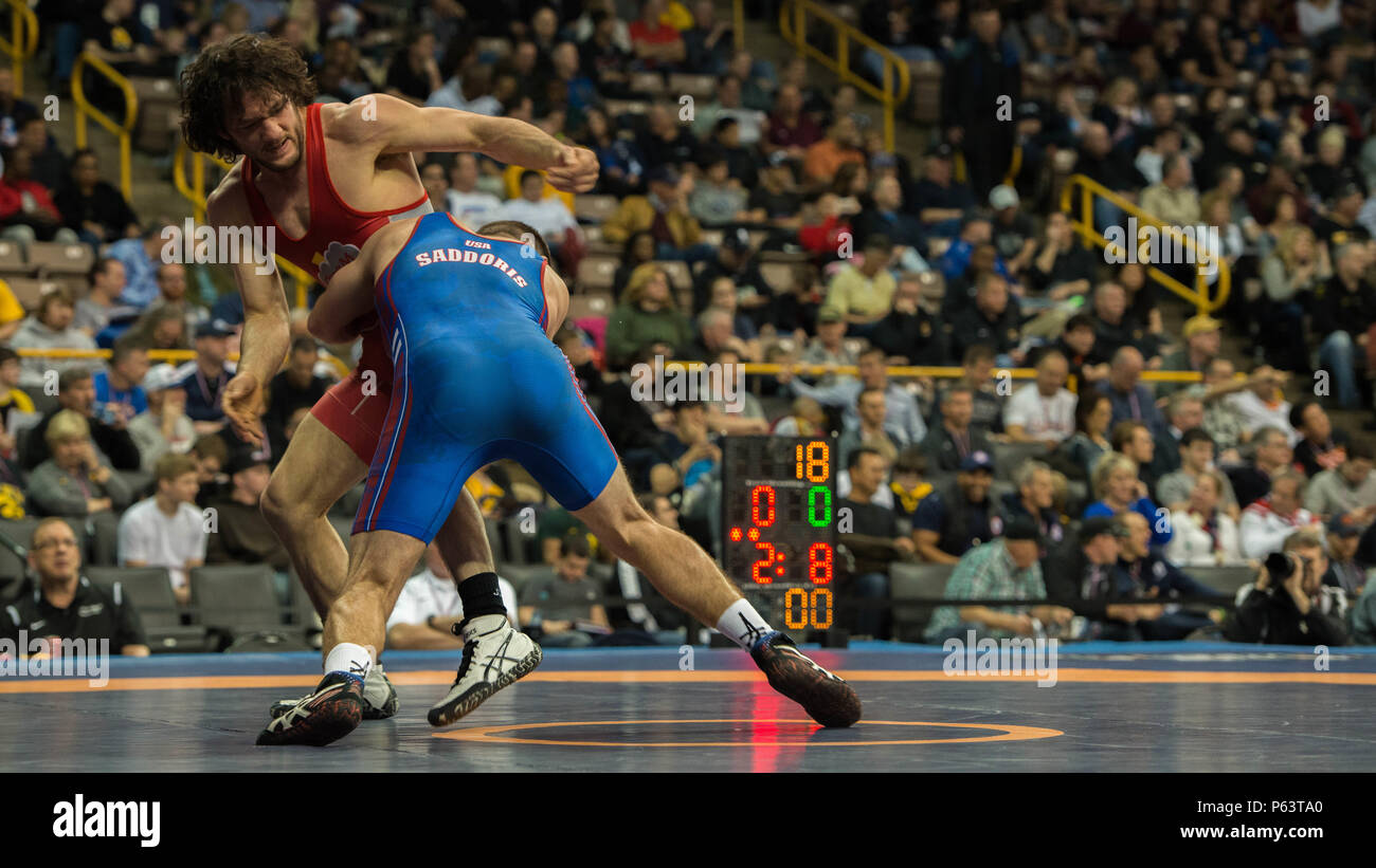 Capt. Bryce Saddoris, captain of the All-Marine Wrestling team ...