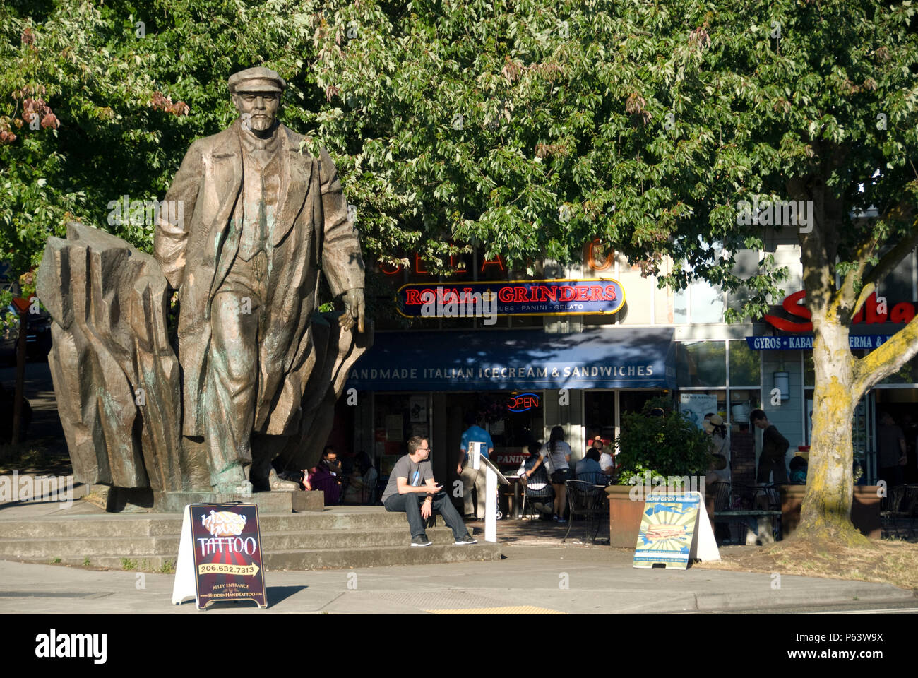 The Statue of Lenin is a bronze sculpture of the Communist ...