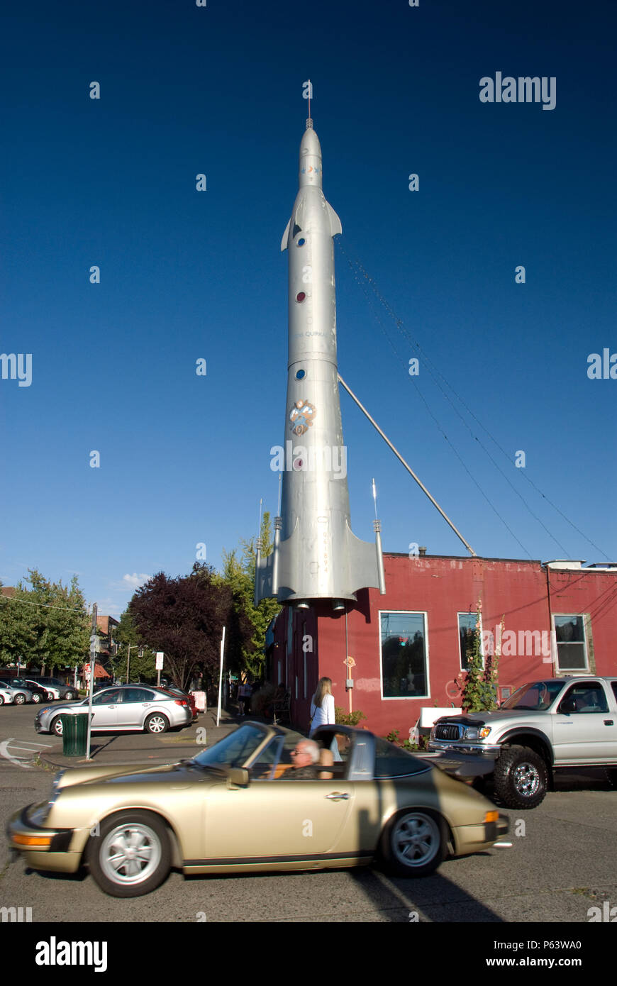 The Fremont Rocket is a rocket sculpture and landmark in the Fremont ...