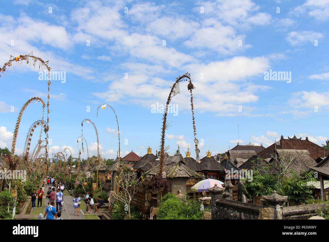 Around Penglipuran village, one iconic traditional neighborhood full of ...
