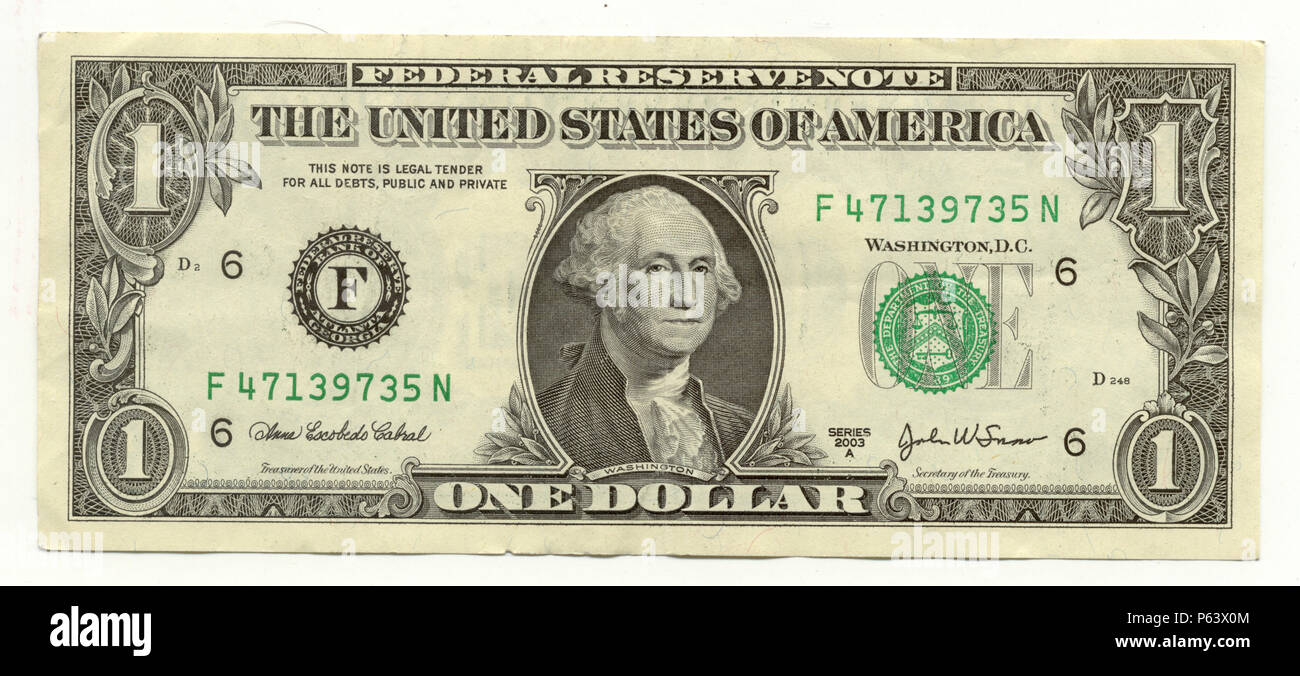 US dollar bill Stock Photo - Alamy