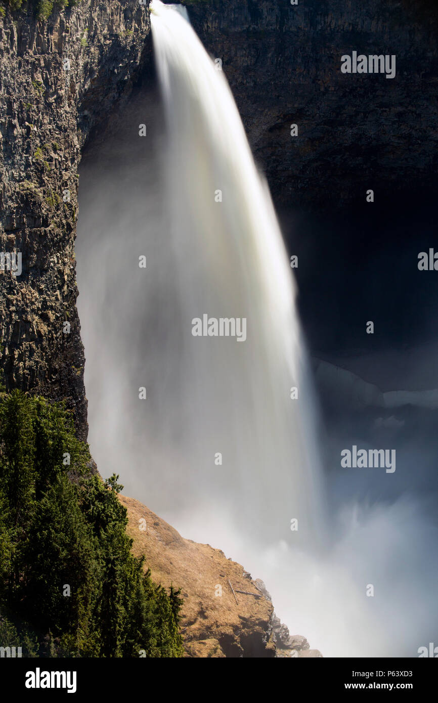 Helmcken Falls is a 141 m waterfall on the Murtle River within Wells ...