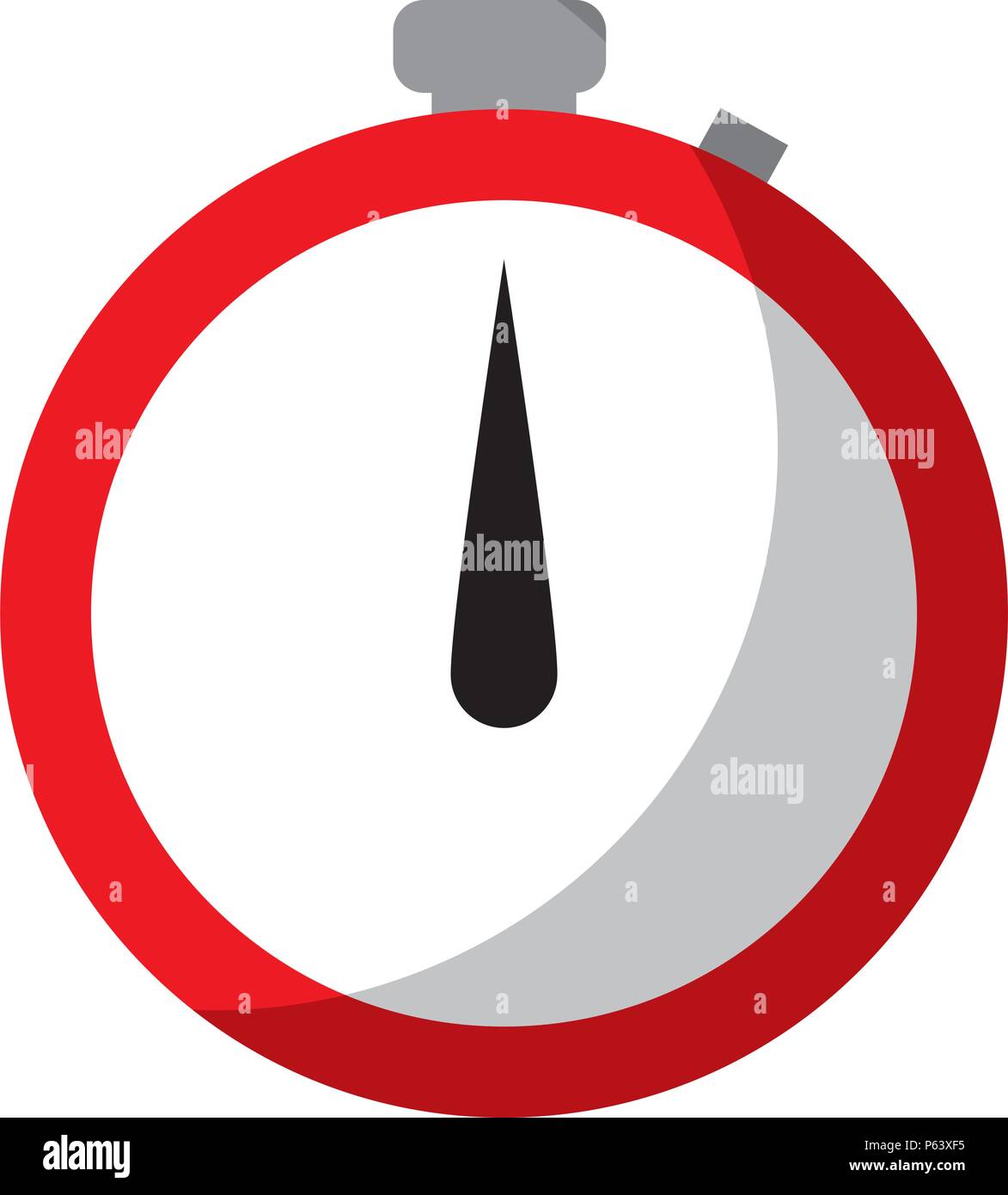 chronometer measure time presicion object vector illustration Stock ...