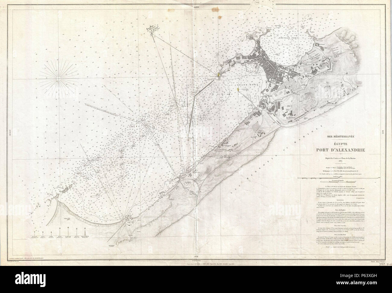 Map of alexandria egypt hi-res stock photography and images - Alamy
