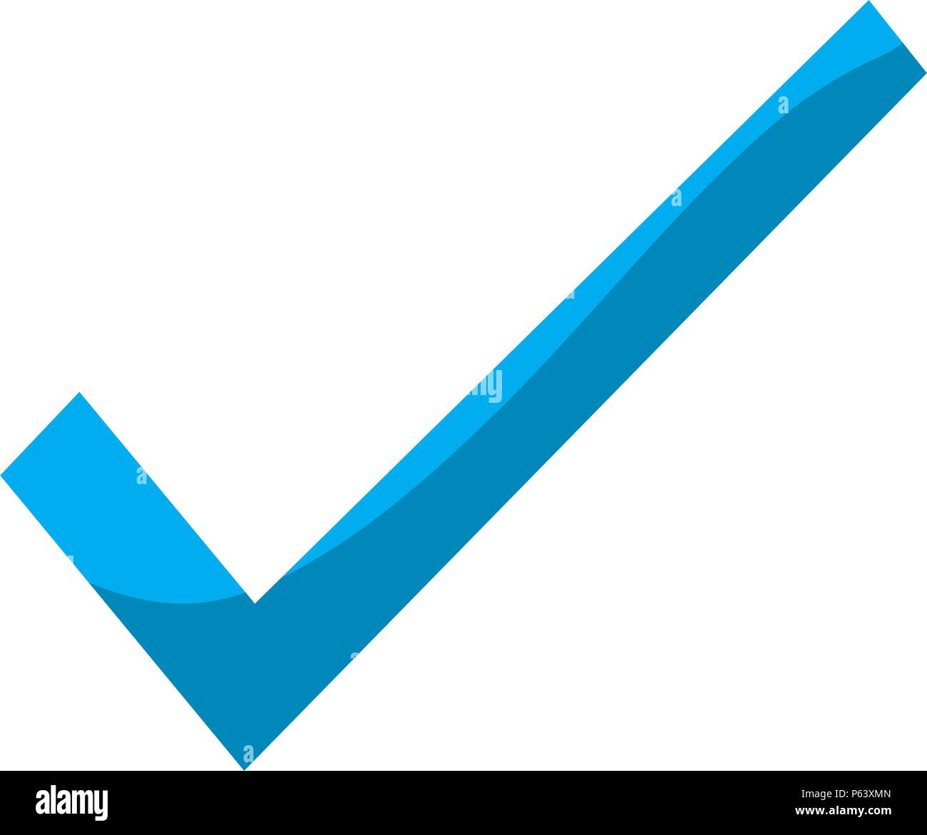 good check symbol to correct choice vector illustration Stock Vector ...