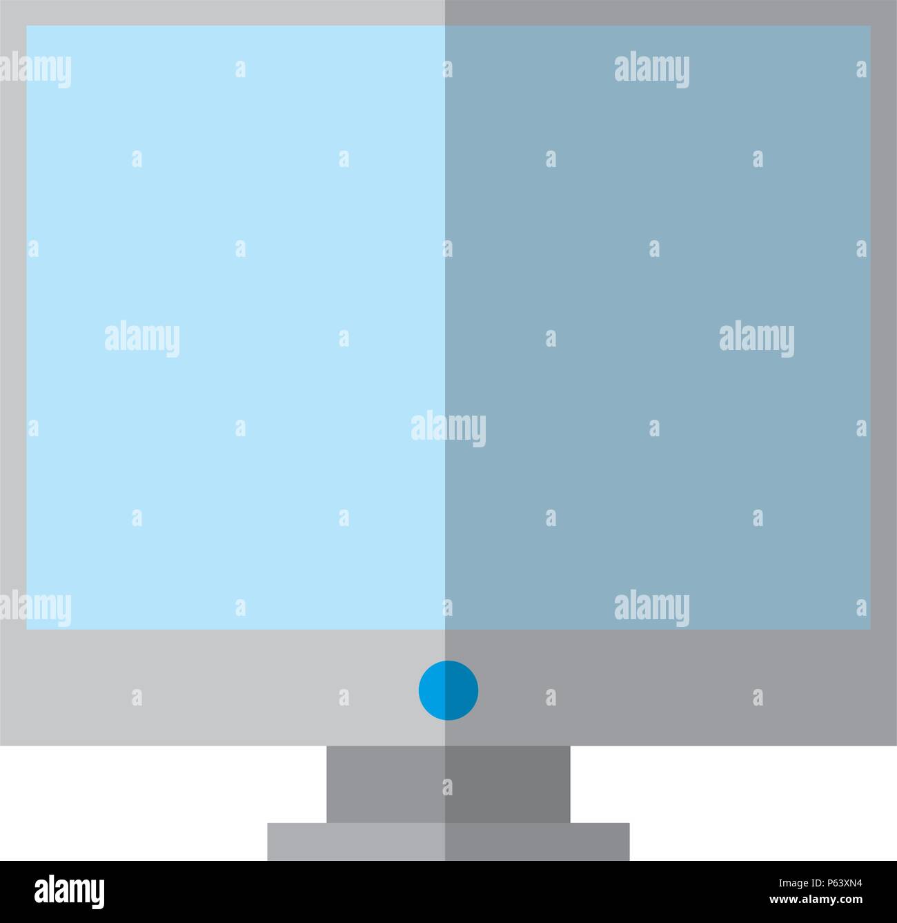 electronic screen computer service technology vector illustration Stock ...