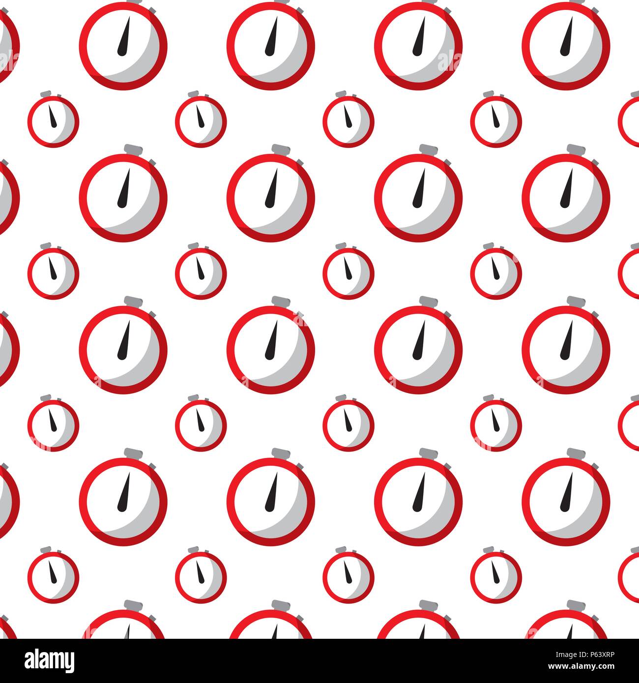 chronometer measure time object background vector illustration Stock ...