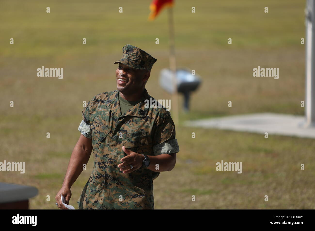 Sergeant Maj. John W. Scott, former sergeant major of U.S. Marine Corps ...