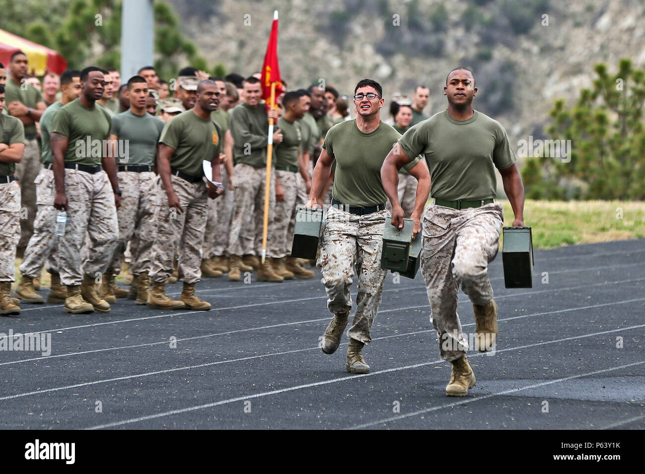 CAMP PENDLETON, Calif. -- Marines with Headquarters & Support Battalion ...