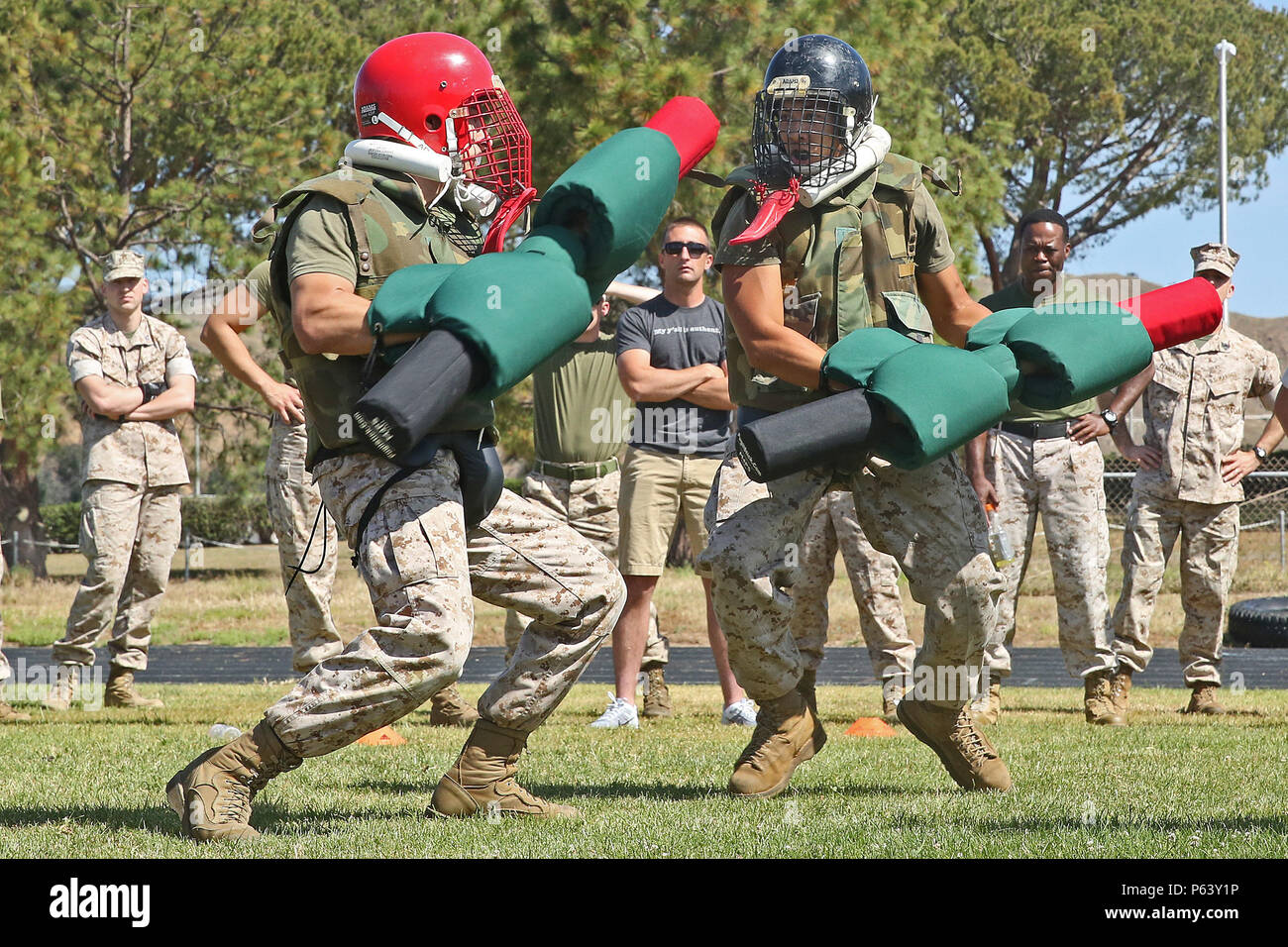 CAMP PENDLETON, Calif. -- Marines with Headquarters & Support Battalion ...