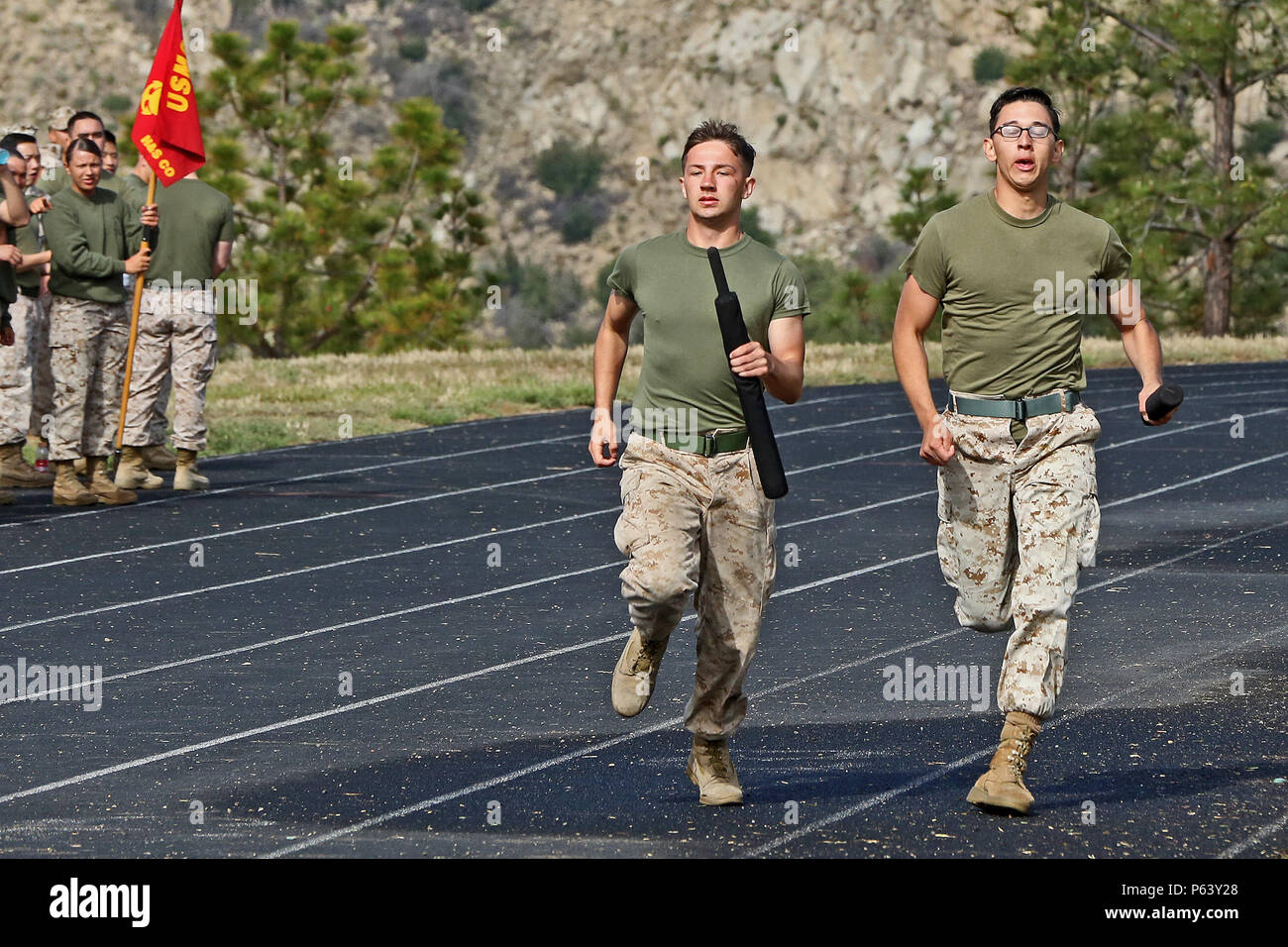 CAMP PENDLETON, Calif. -- Marines with Headquarters & Support Battalion ...