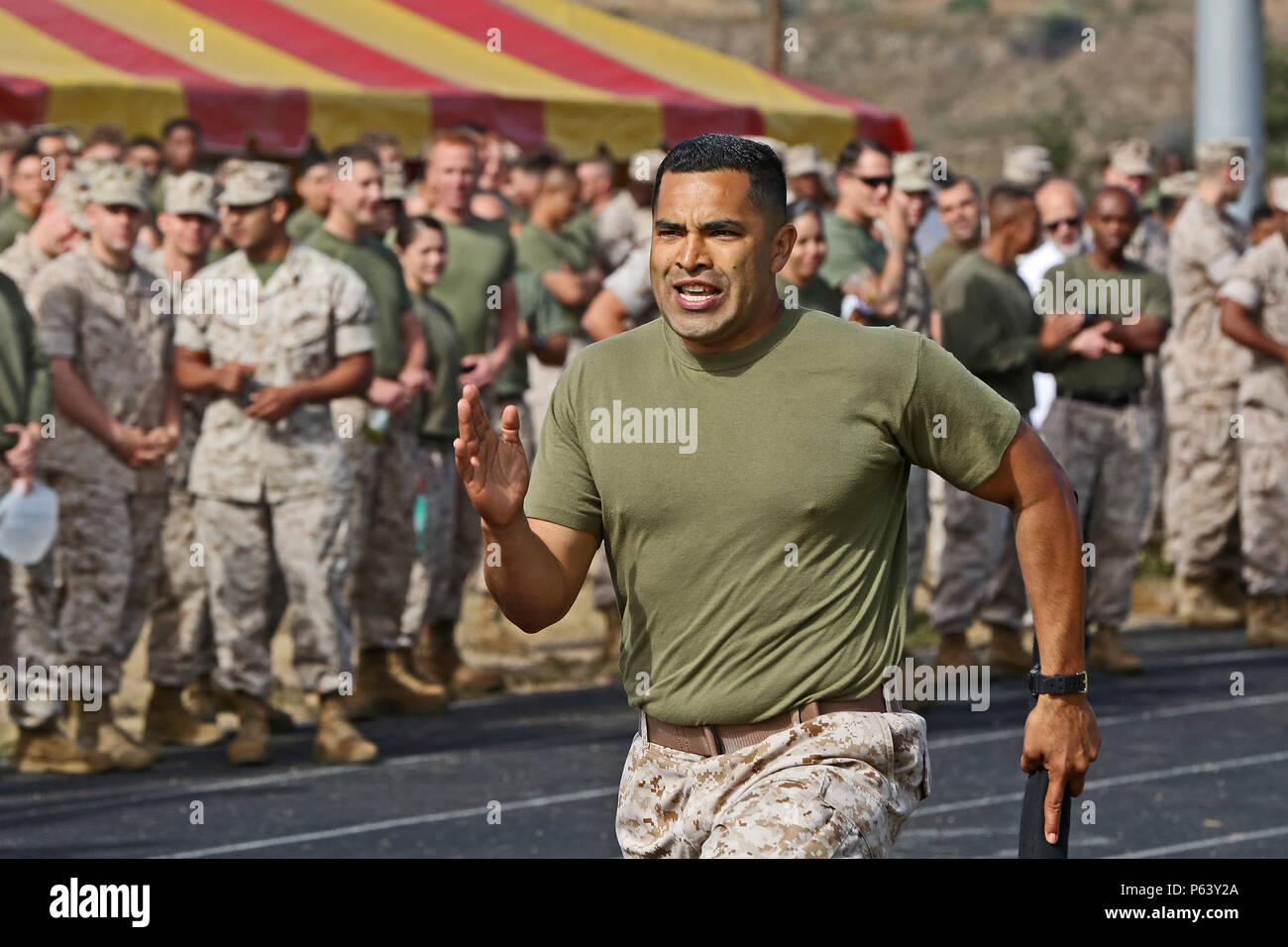 CAMP PENDLETON, Calif. -- Marines with Headquarters & Support Battalion ...