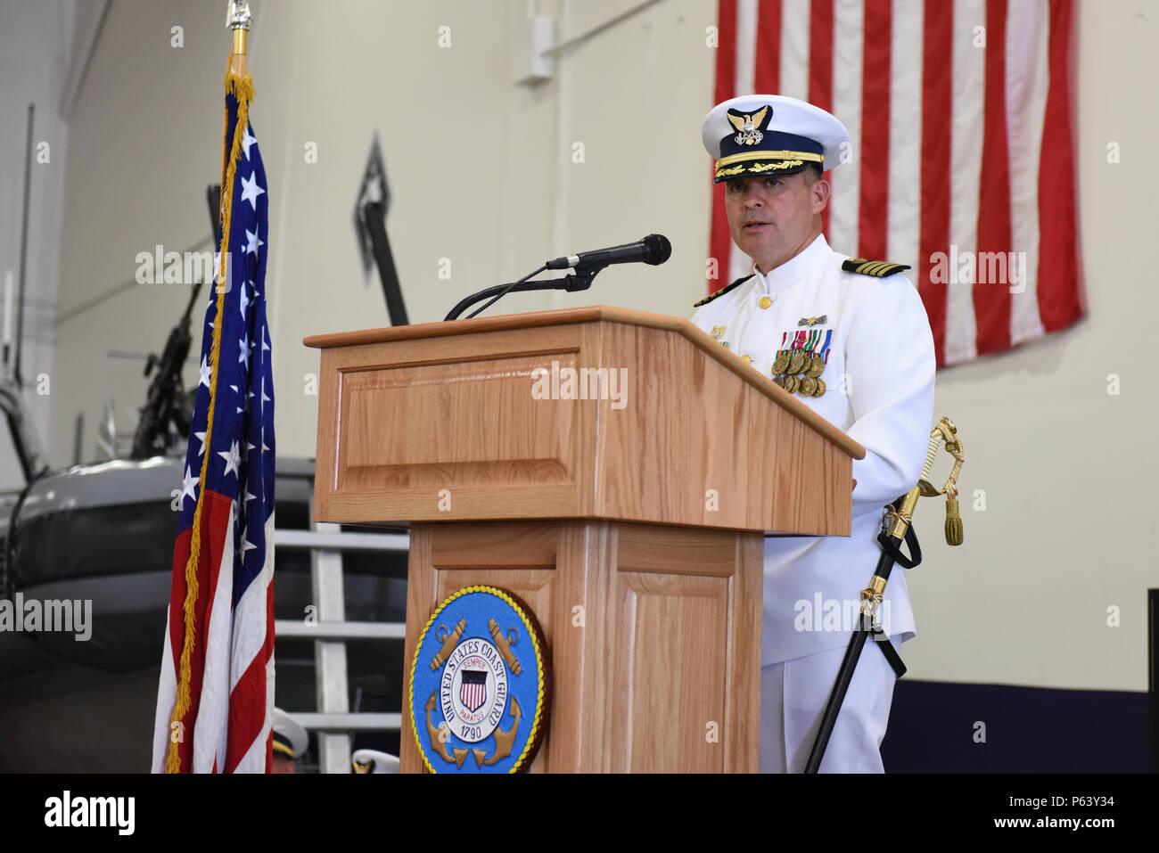 Capt. Timothy J. Espinoza, Commanding Officer, Coast Guard Maritime ...