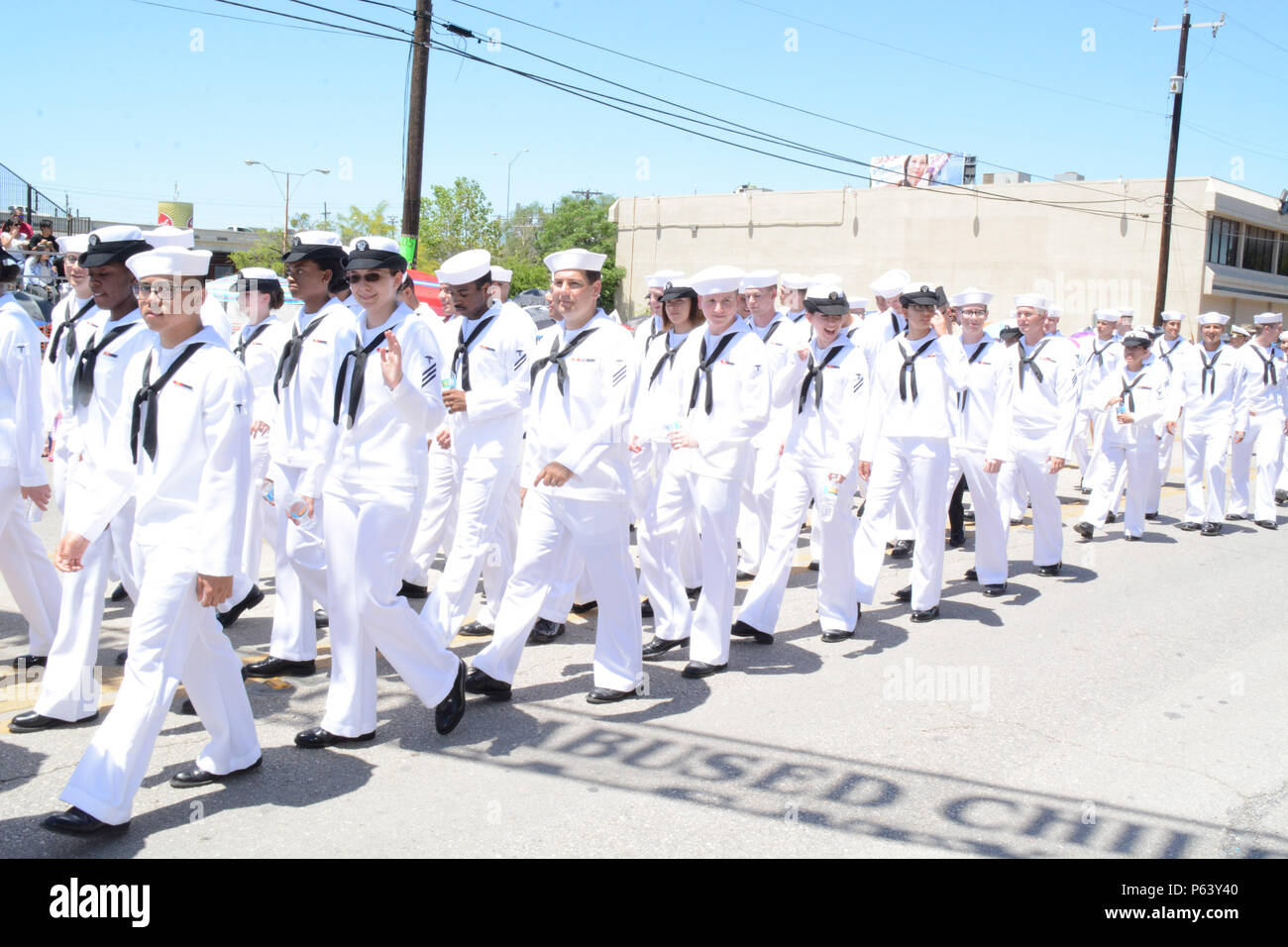 SAN ANTONIO (April 22, 2016) Sailors from Navy Recruiting District San ...