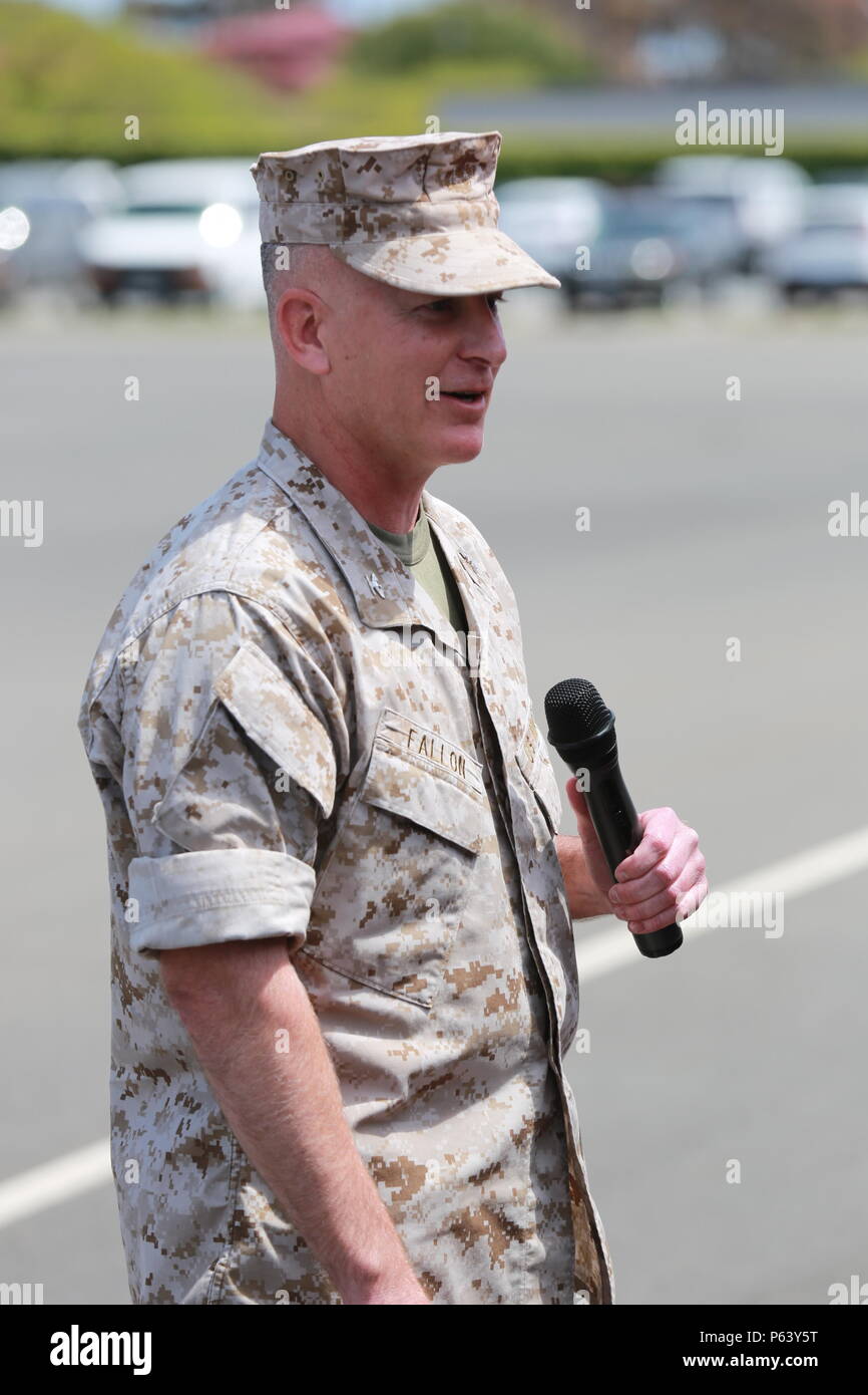 MARINE CORPS BASE, CAMP PENDLETON,Calif. – Col. James P. Fallon ...
