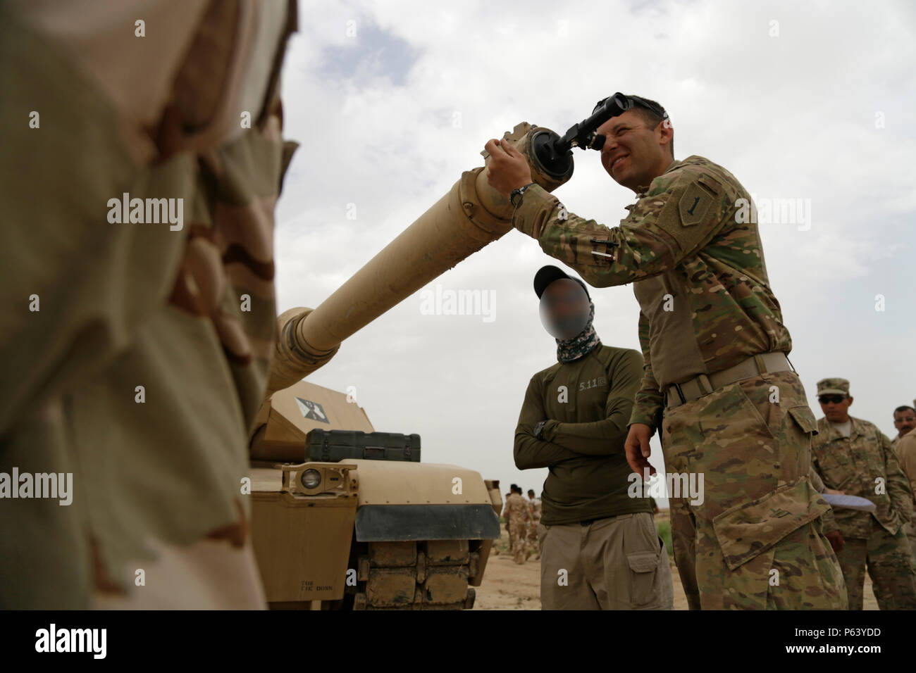 U.S. Army Staff Sgt. Aaron Marcus, a tanker with 2nd Battalion, 70th ...