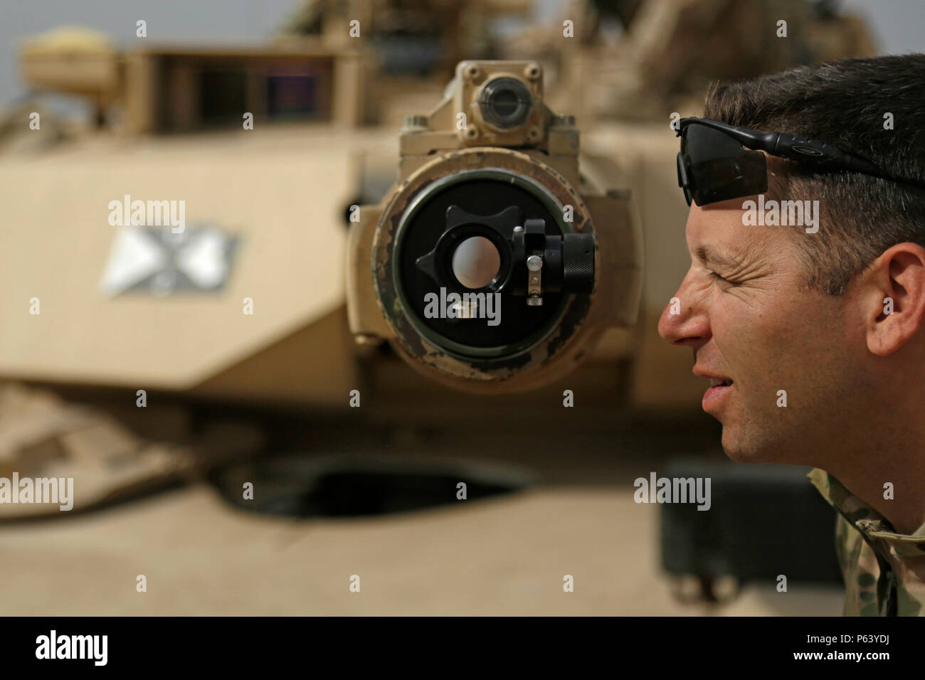 U.S. Army Staff Sgt. Aaron Marcus, a tanker with 2nd Battaltion, 70th ...