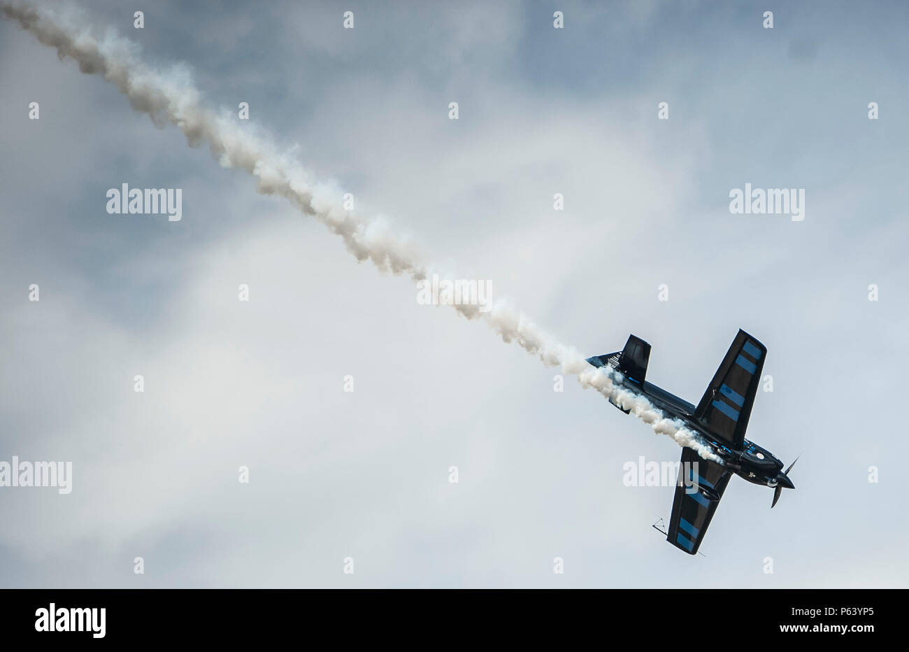 Air show pilot, Rob Holland, performs during the AirPower over Hampton ...