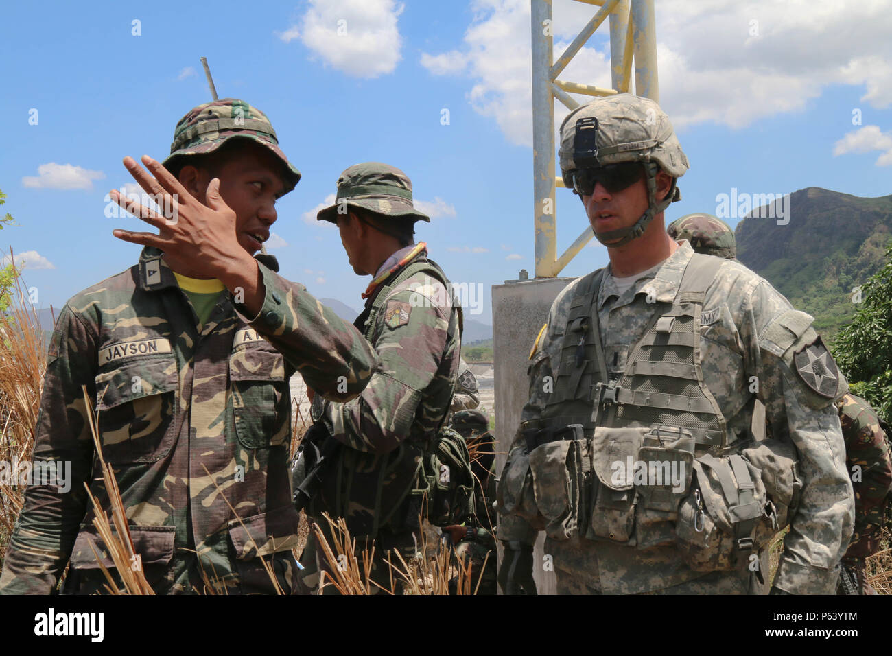 Filipino infantry regiment hi-res stock photography and images - Alamy