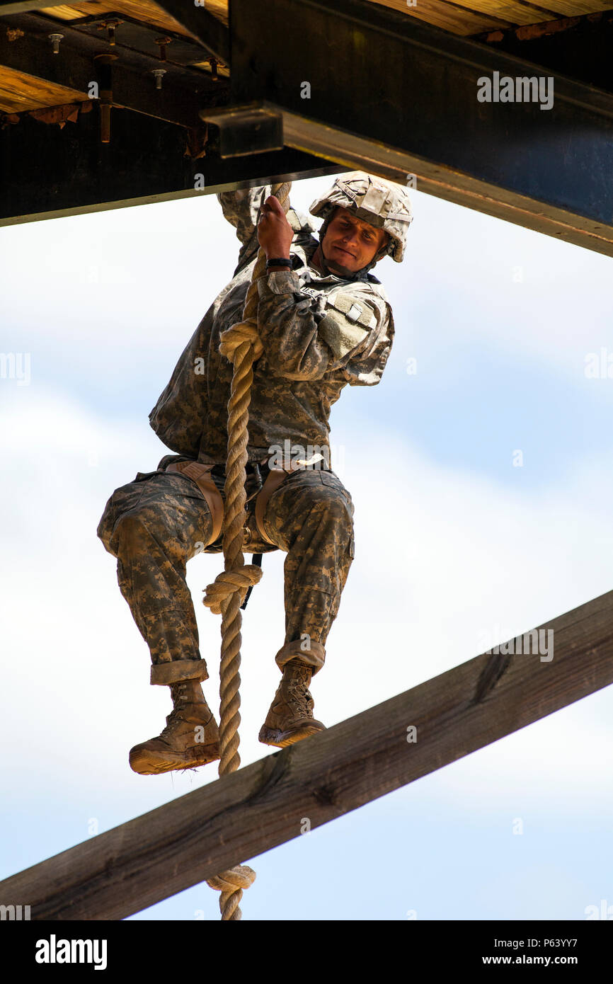 U.S. Army Ranger 1st Lt. Timothy Nelson, from the 1st Infantry Division ...