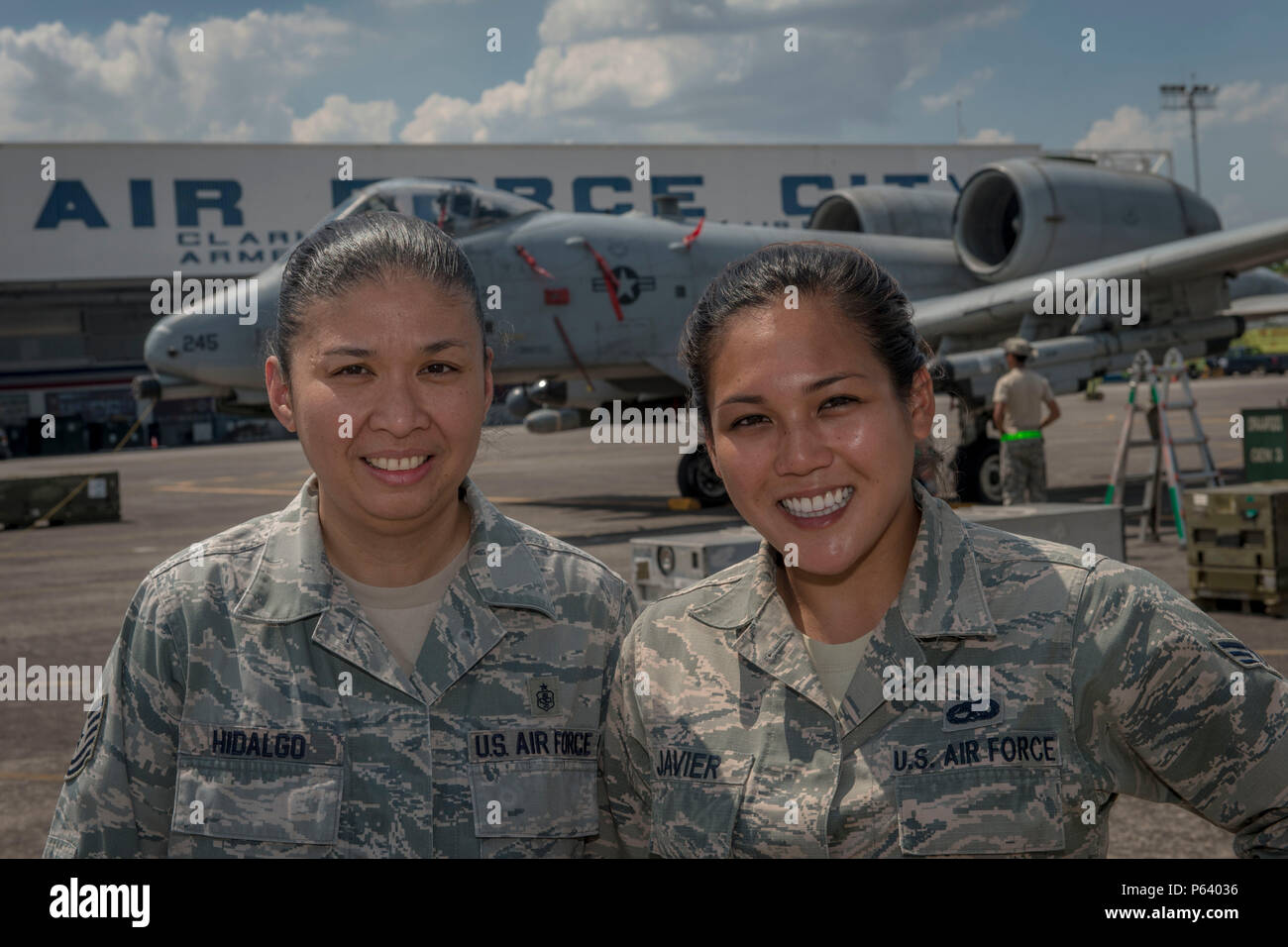 U.S. Air Force Tech. Sgt. Kathlyn Hidalgo (left), an independent duty ...
