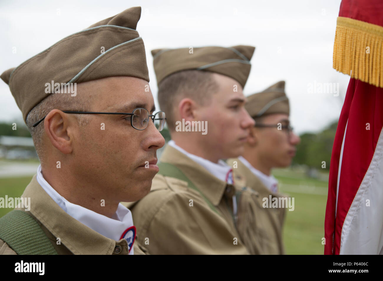 Members of the U.S. Army Color guard participate in the wreath-laying ...