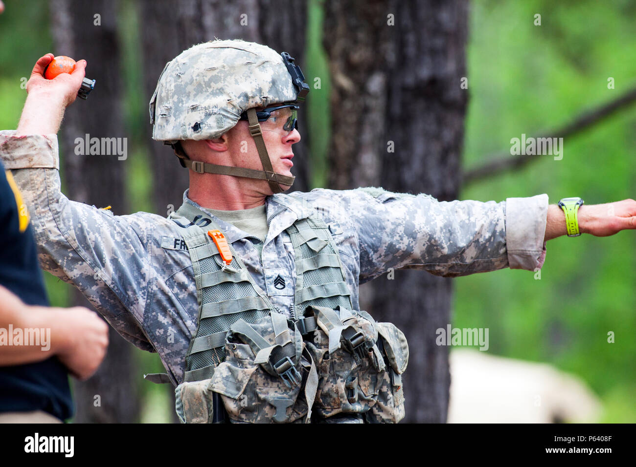 U.S. Army Ranger Staff Sgt. Erich Friedlein, from the Army National ...