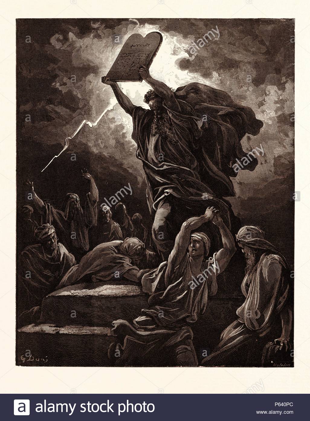 Moses With The Tables Of The Law Stock Photos & Moses With The Tables ...