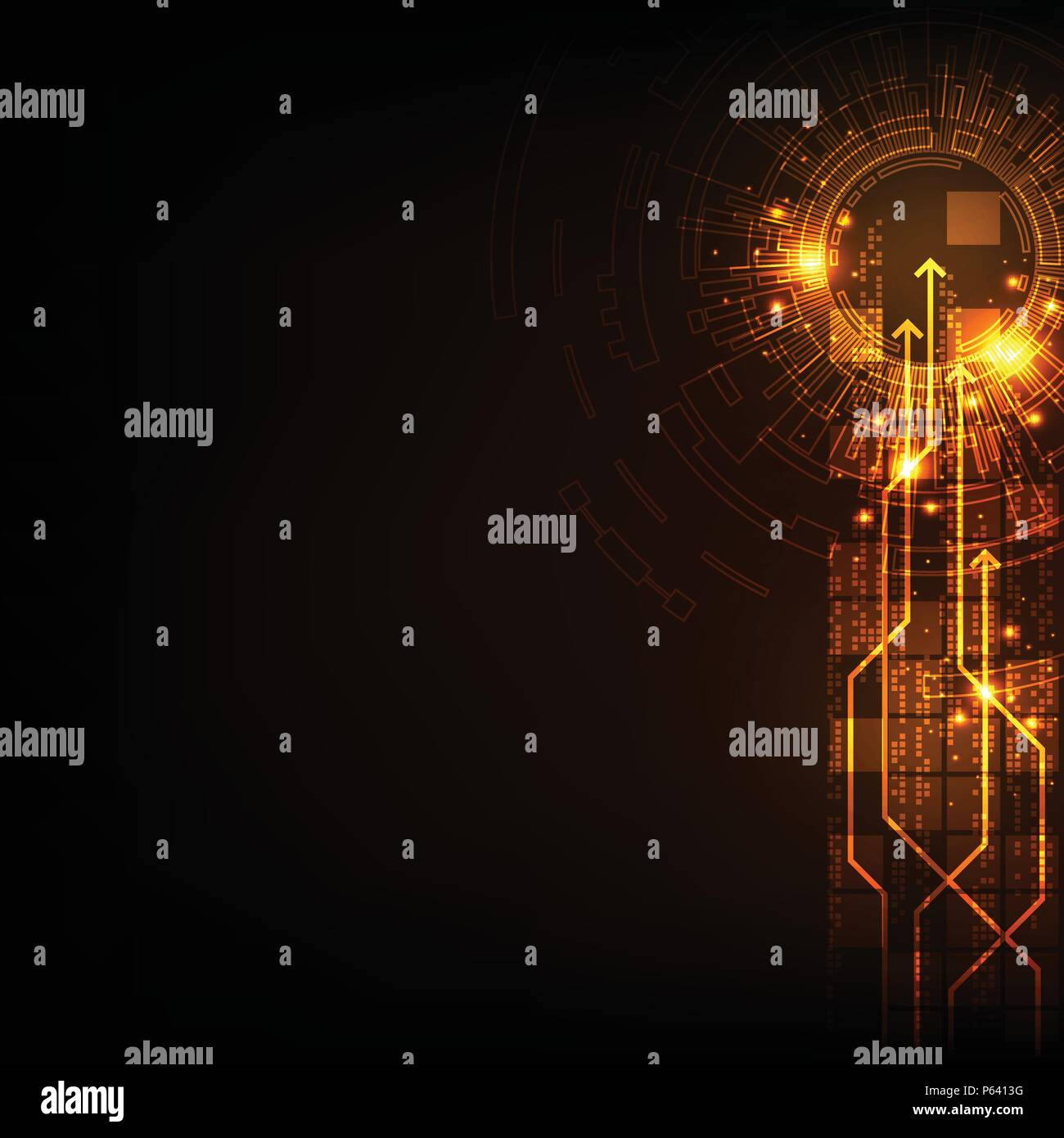 Digital electronics background Stock Vector Images - Alamy