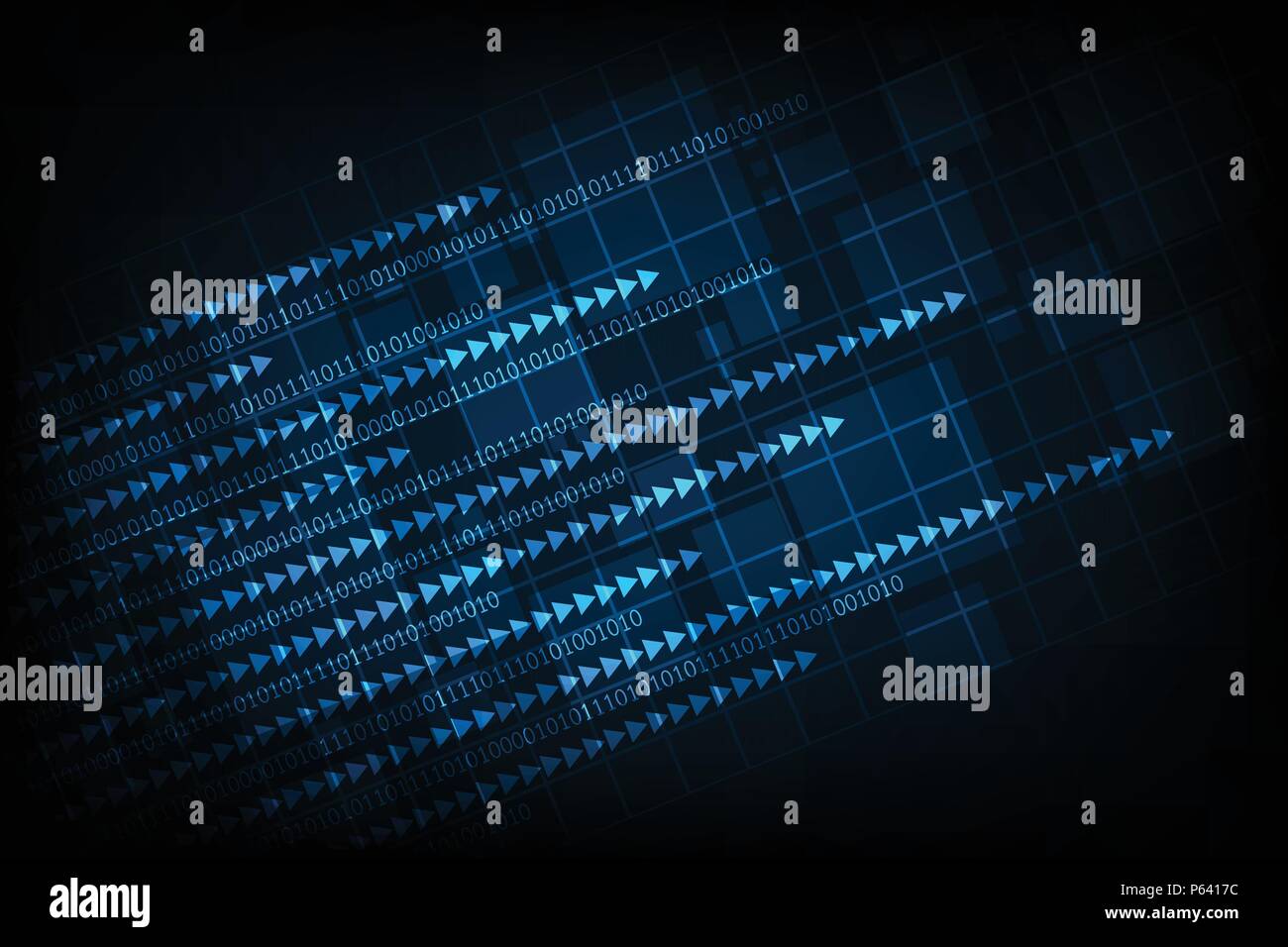 The movement of digital systems around the world Stock Vector Image ...