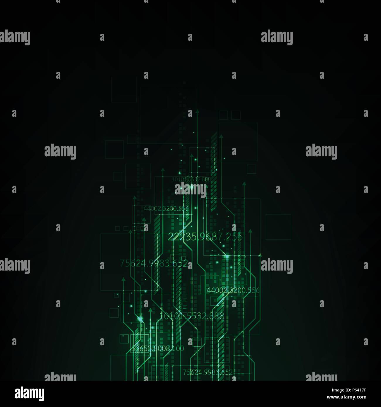 The movement of digital systems around the world Stock Vector Image ...