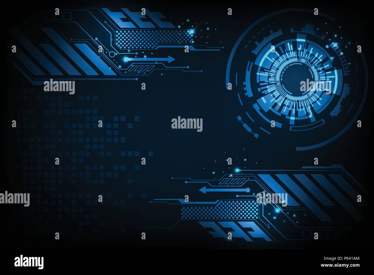 Vector background in the concept of technology Stock Vector Image & Art ...