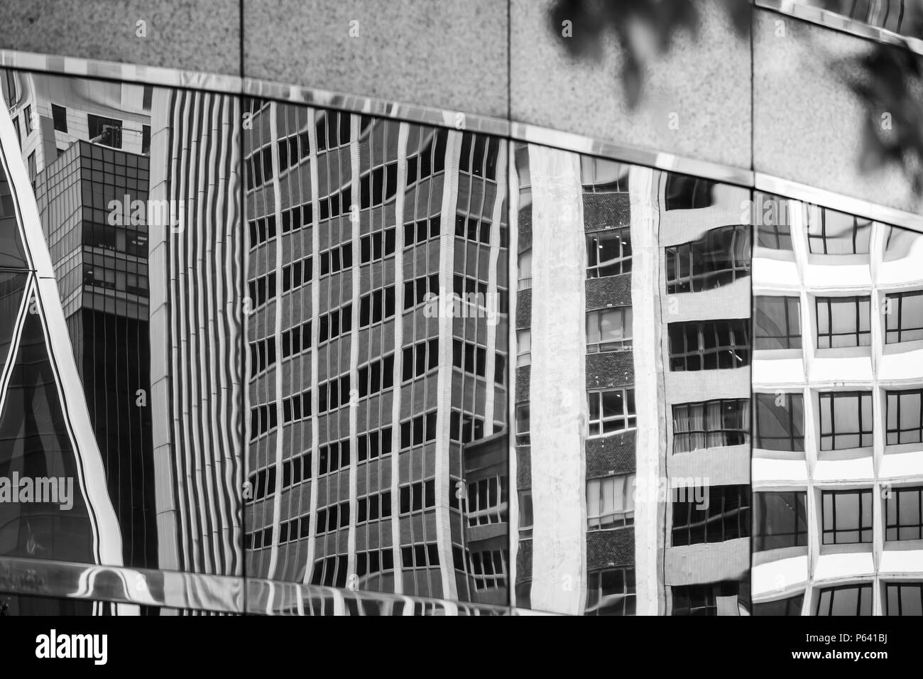windows of commercial building in Hong Kong Stock Photo - Alamy