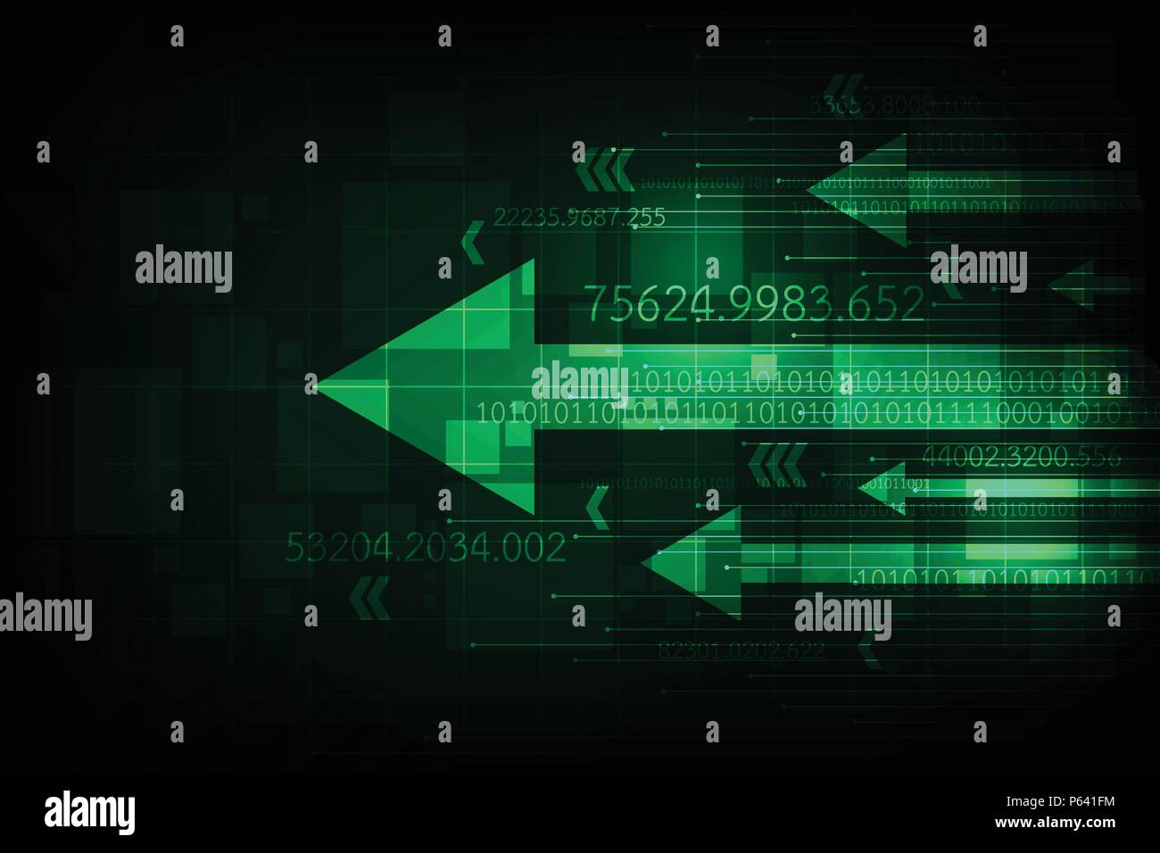 Digital speed communication technology Stock Vector Image & Art - Alamy