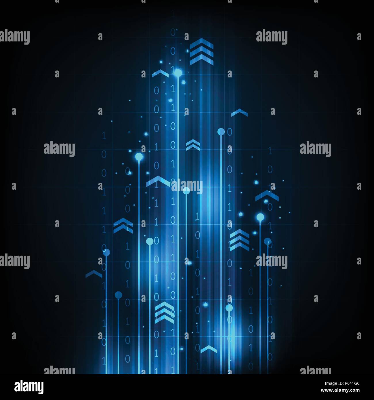 Digital speed communication technology Stock Vector Image & Art - Alamy