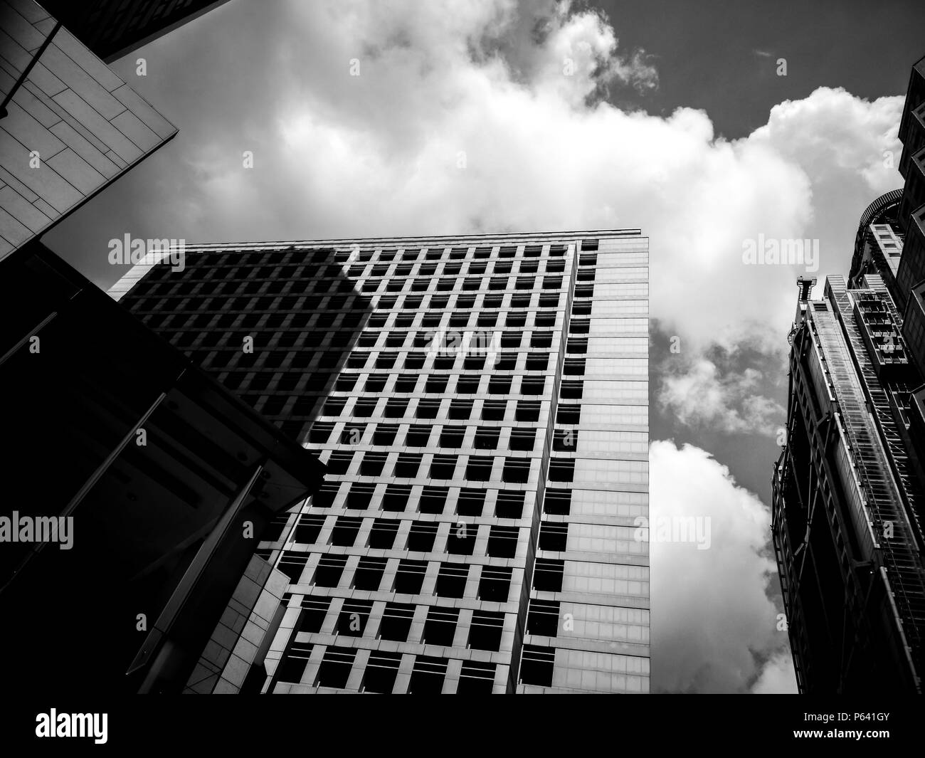 windows of commercial building in Hong Kong Stock Photo - Alamy