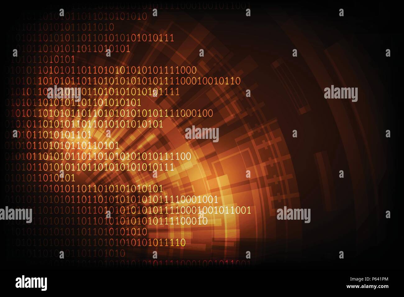 Vector background technology on the concept of uploading data Stock ...