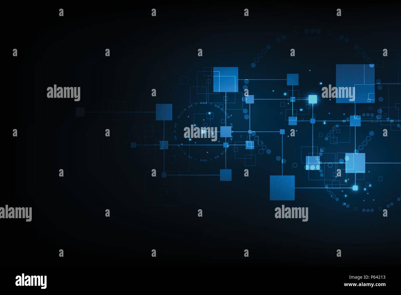 Vector technology in the form of electronic circuits Stock Vector Image ...