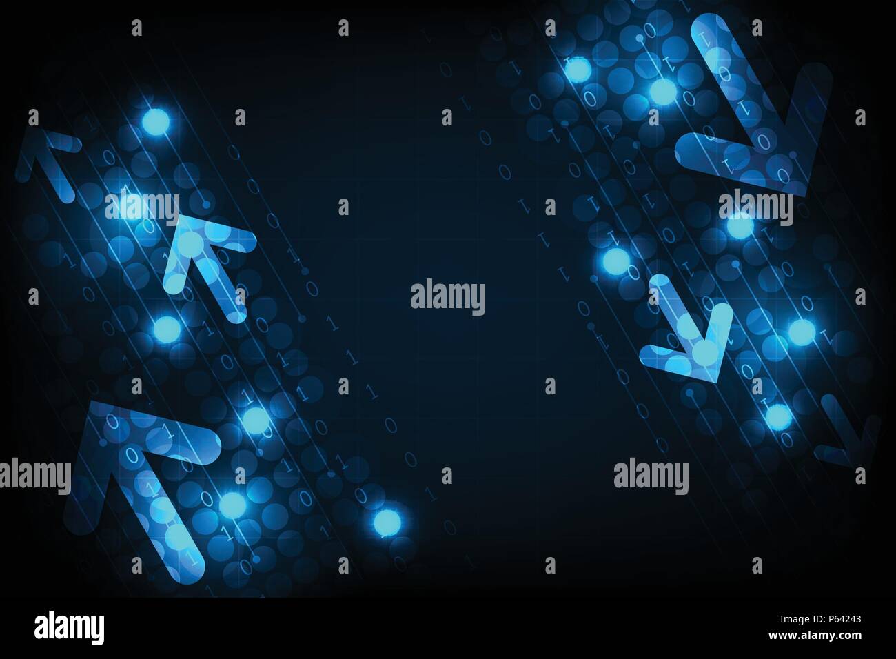 Vector abstract background technology digital concept Stock Vector ...