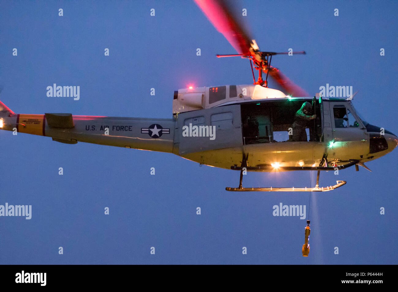 Tech. Sgt. Christopher Rector, 459th Airlift Squadron UH-1N Iroquois ...