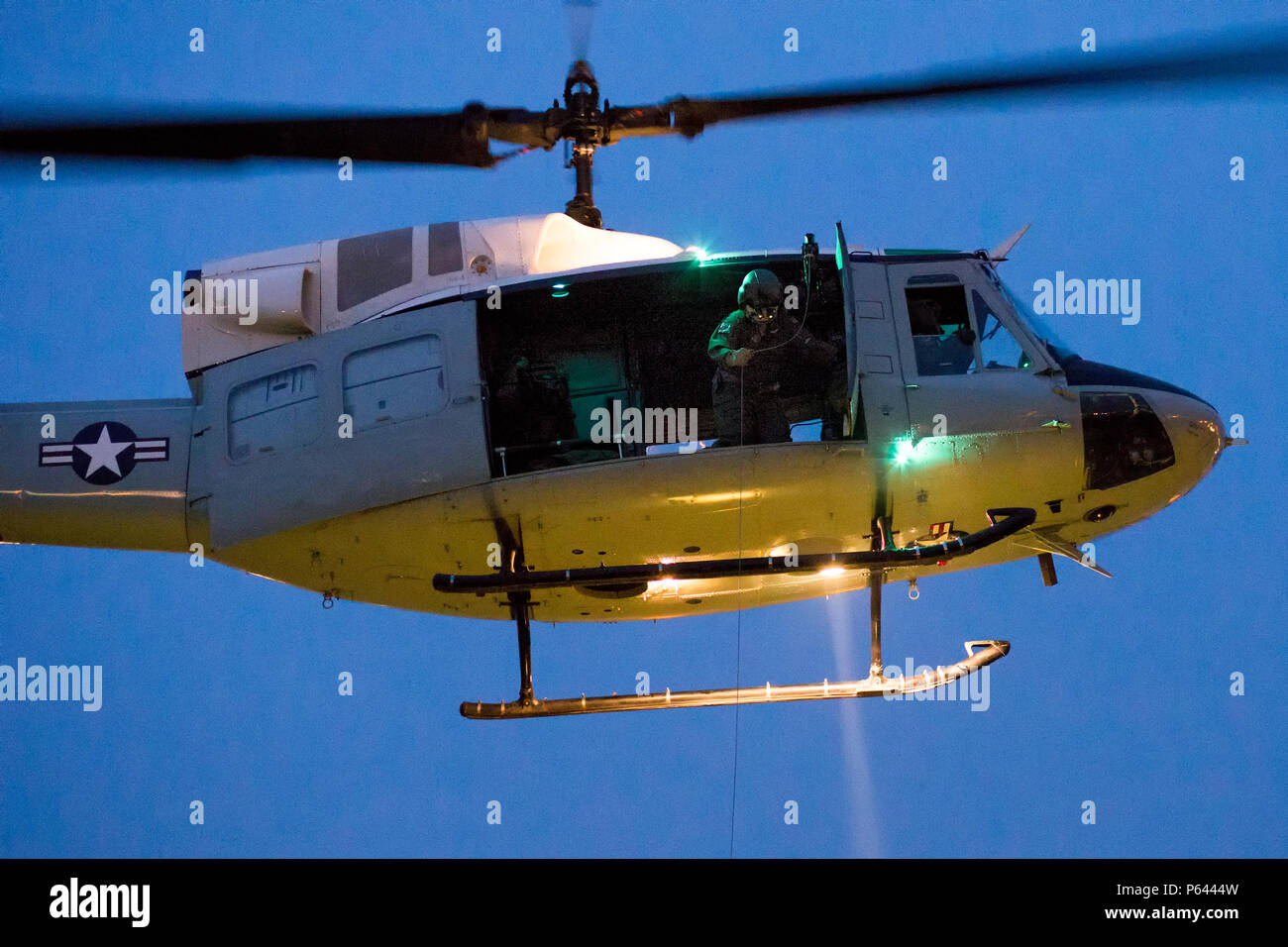 Tech. Sgt. Christopher Rector, 459th Airlift Squadron UH-1N Iroquois ...
