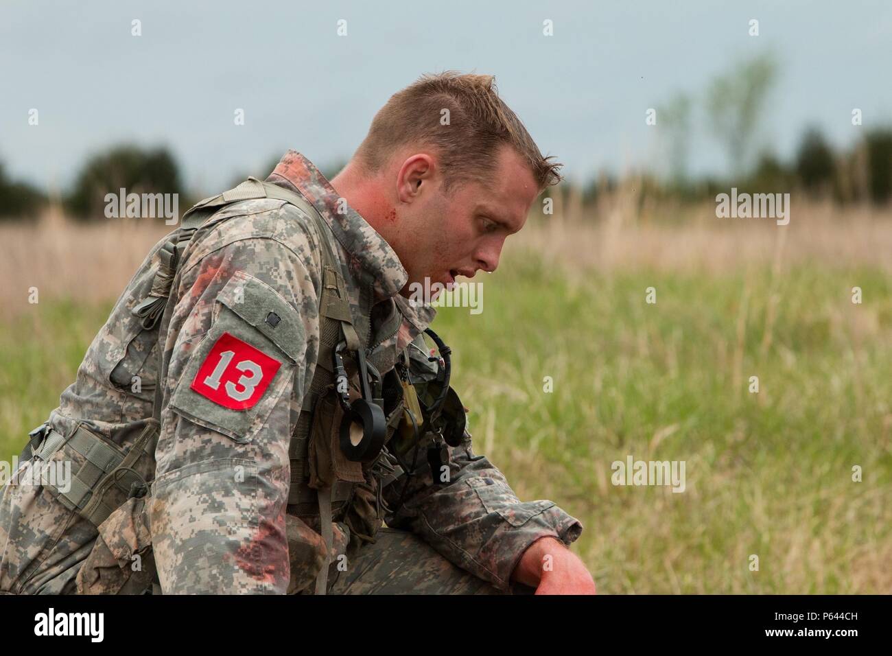 After moving a simulated patient and equipment nearly 200 meters to a ...