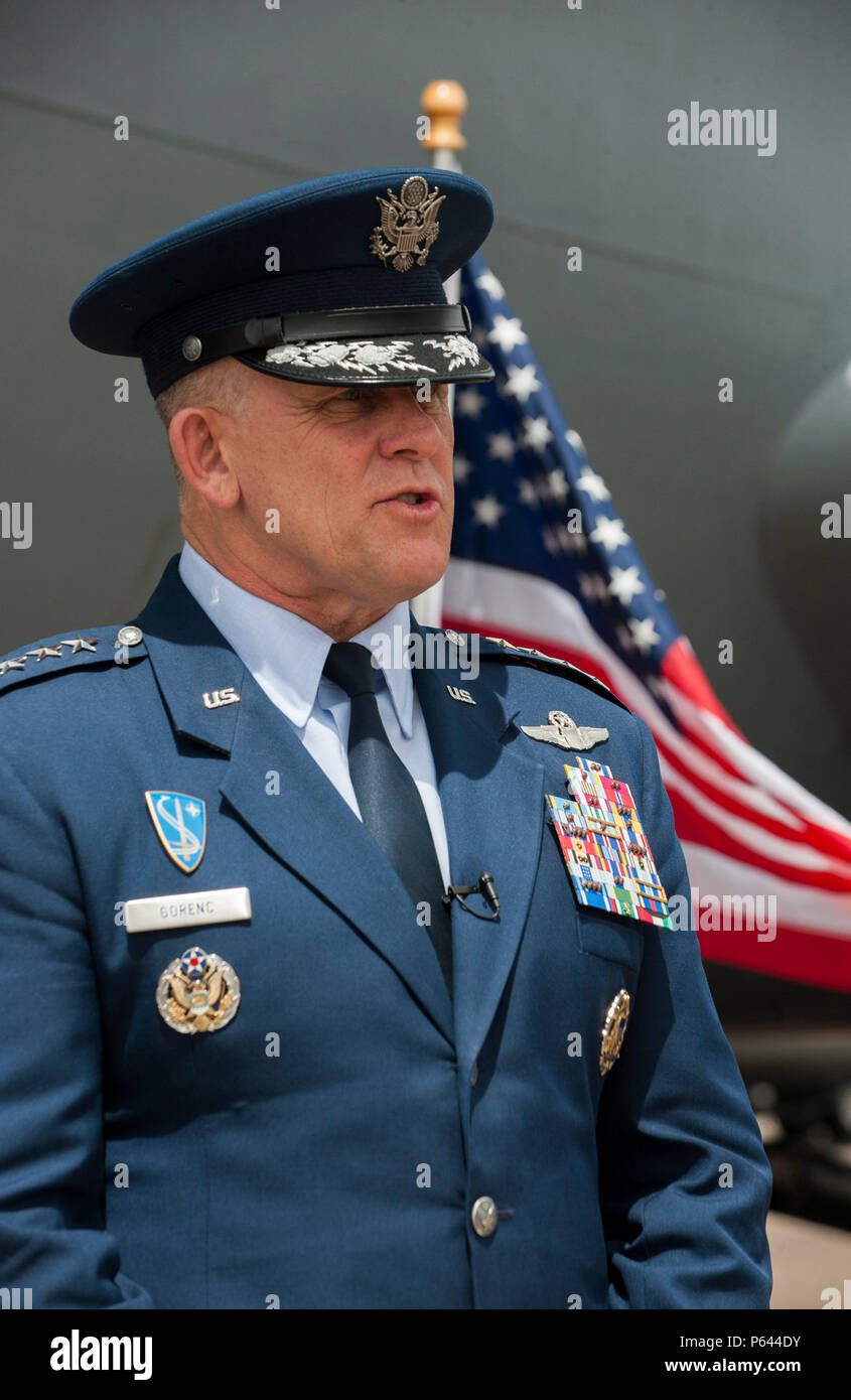 U.S. Air Force General Frank Gorenc, Commander of U.S. Air Forces in ...