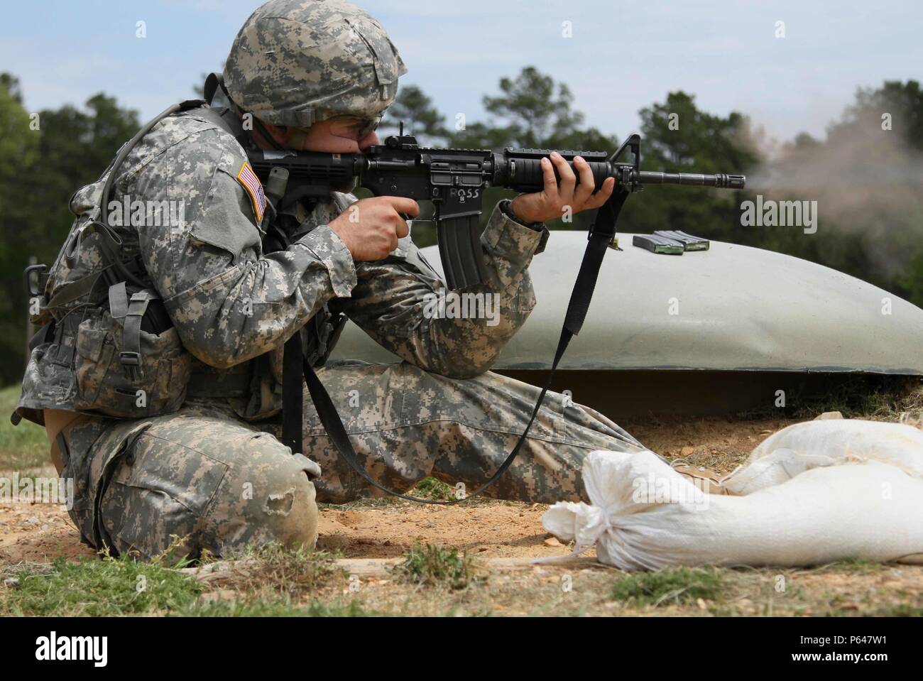 Spc. Caleb Gilmore, a native of DeRidder, infantry soldier of the 256th ...